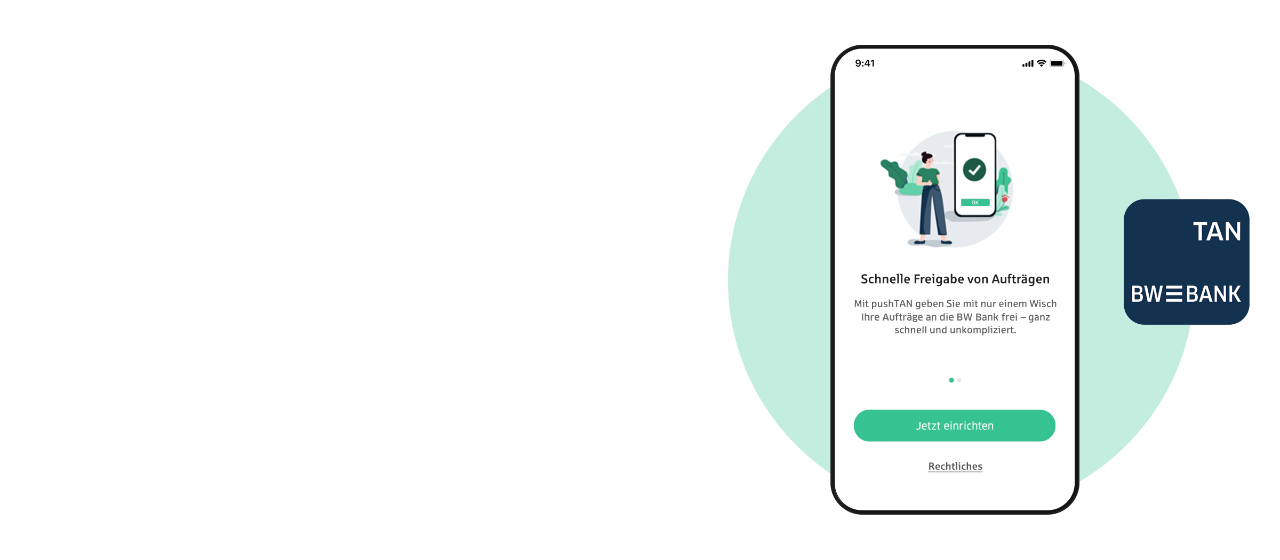 BW pushTAN-App einrichten · Anleitung | BW-Bank